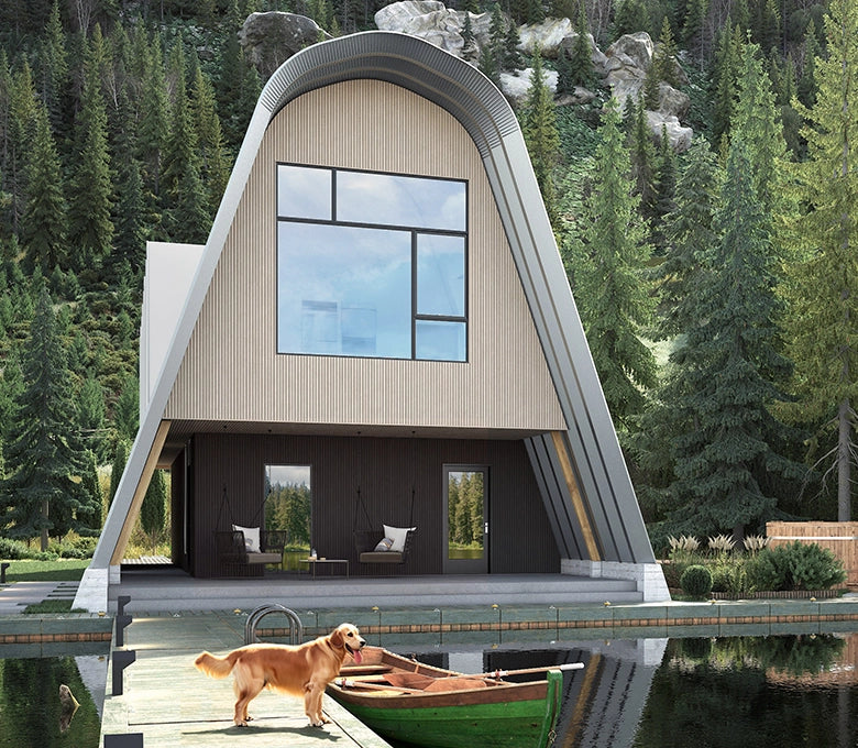 A-Frame – Steel Hut